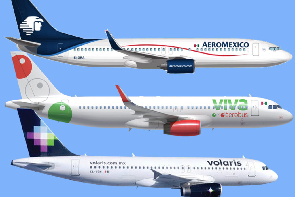 Puntualidad de Aerolíneas Mexicanas, Aeroméxico en segundo lugar - Aeronotas